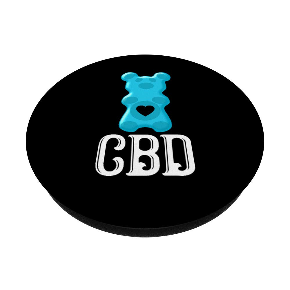 CBD Gummy Bear | Cannabadoil Gummies for Hemp Supporters PopSockets Grip and Stand for Phones and Tablets