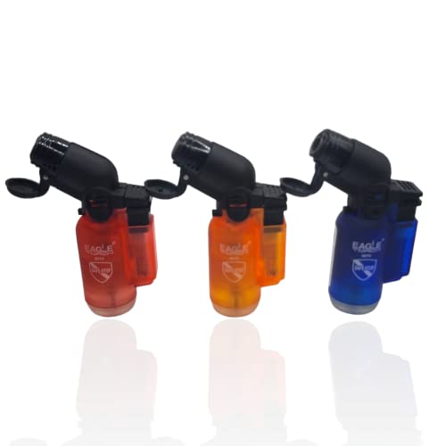 Eagle Torch Lighters Asst Clear Colors 4pack Deal