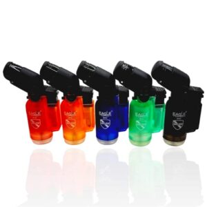 Eagle Torch Lighters Asst Clear Colors 4pack Deal