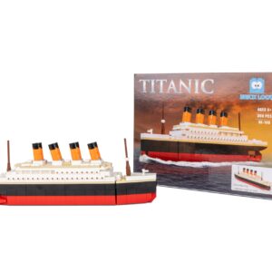 Brick Loot Titanic Building Blocks Large Set, Toy Ship Model Kit, Building Bricks Sets for Adults or Kids, 6 Year Old +, Home Decor, Quality Blocks Compatible with Lego & Major Brands, 217 Pieces