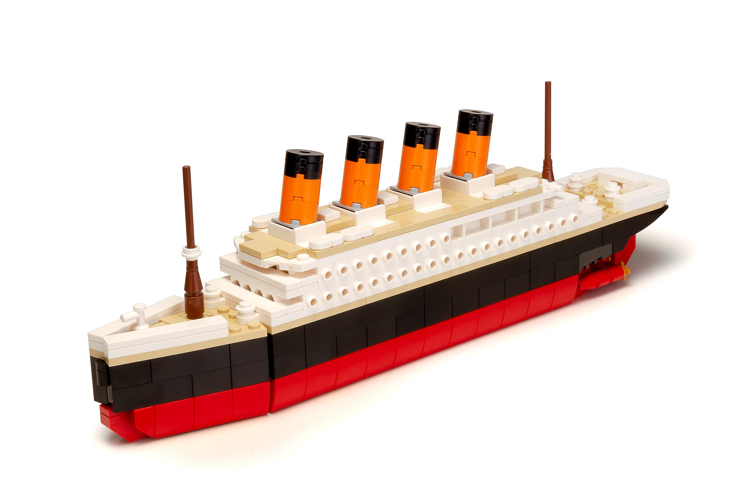 Brick Loot Titanic Building Blocks Large Set, Toy Ship Model Kit, Building Bricks Sets for Adults or Kids, 6 Year Old +, Home Decor, Quality Blocks Compatible with Lego & Major Brands, 217 Pieces