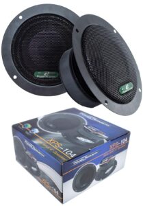 p acoustik 2x sealed back 4" 600w mid range car audio speaker xps-104