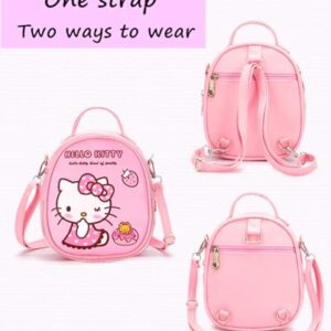 Kerr's Choice Cute Kitty Bag for Girls Cat Crossbody Purse Cute Cartoon Handbag