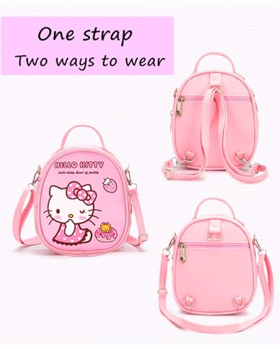 Kerr's Choice Cute Kitty Bag for Girls Cat Crossbody Purse Cute Cartoon Handbag