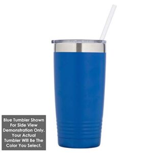 DADDY SONS FIRST HERO DAUGHTERS FIRST LOVE WHITE 20 oz Drink Tumbler With Straw | Laser Engraved Travel Mug | Compare To Yeti Rambler | Gift Idea Dad For Father's Day & Birthday | OnlyGifts.com