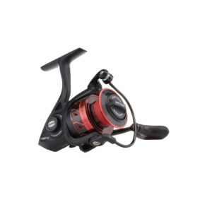 penn fierce iii spinning inshore fishing reel, size 2500, right/left handle position, front drag for smooth operation, saltwater fishing reel,black/red