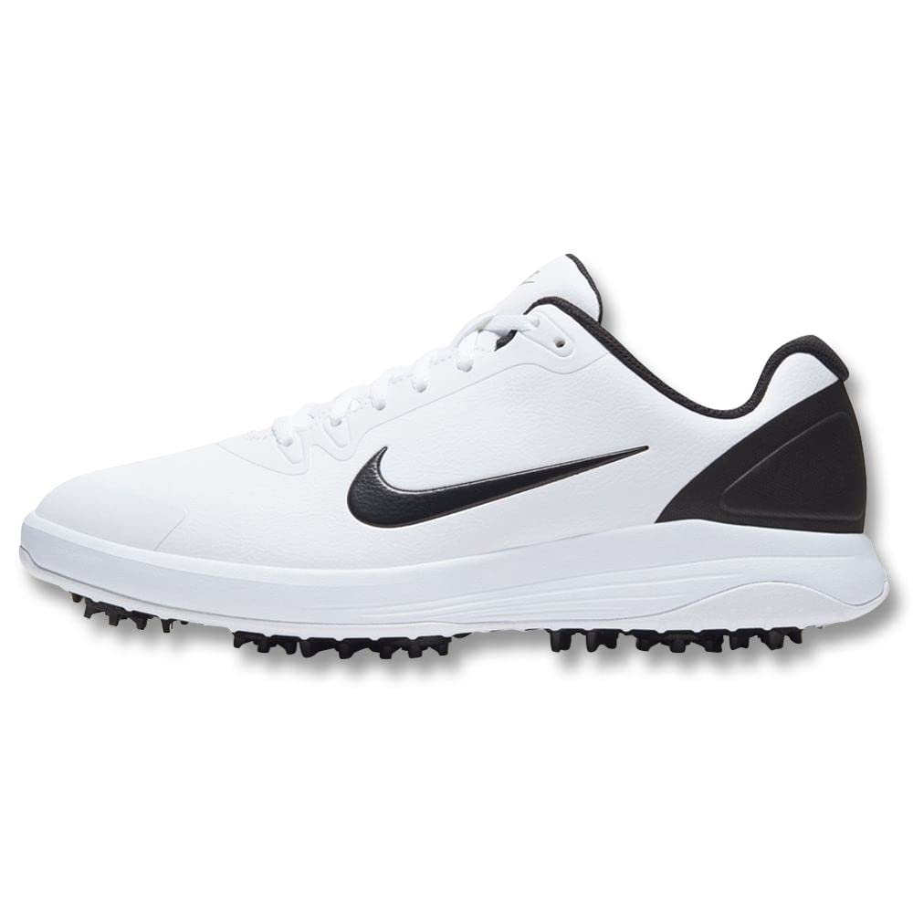 Nike Infinity G Men's Waterproof Spiked Golf Shoes Black-White Size 8