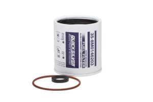 quicksilver 8m0146203 water separating fuel filter, 10-micron filtration, quicksilver head