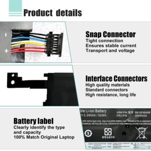 00HW028 01AV458 01AV439 SB10F46466 Battery lenovo thinkpad x1 yoga gen battery for Lenovo Thinkpad X1 Carbon 4th Gen 4 2016 ThinkPad X1 Yoga Gen1/Gen2 Series Laptop 01AV409 01AV457 SB10F46467 01AV438