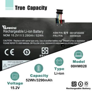 00HW028 01AV458 01AV439 SB10F46466 Battery lenovo thinkpad x1 yoga gen battery for Lenovo Thinkpad X1 Carbon 4th Gen 4 2016 ThinkPad X1 Yoga Gen1/Gen2 Series Laptop 01AV409 01AV457 SB10F46467 01AV438