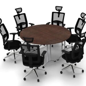 6 Person 2 Tables SET Model 4979 2 piece Conference Meeting Seminar Teaching Tables Group (Table Color Java)