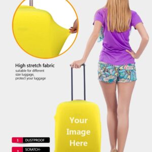 Cozeyat Luggage Cover Dust Proof Suitcase Cover Elastic Luggage Protector Spandex Fits 18-28 Inch for Travel Summer Beach Holiday