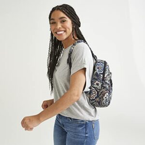 Vera Bradley Women's Cotton Small Backpack, Patriotic Plaid, One Size