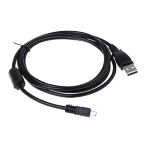 readywired usb data cable cord for panasonic lumix dmc-f2, dmc-fh4, dmc-fh5, dmc-fh6, dmc-fh7, dmc-fh8, dmc-fh25