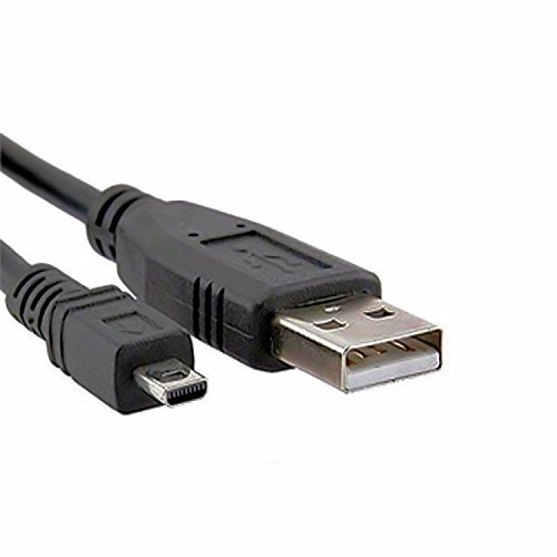 ReadyWired USB Data Cable Cord for Panasonic Lumix DMC-FX01, DMC-FX07, DMC-FX10, DMC-FX12, DMC-FX40, DMC-FX48, DMC-FX100