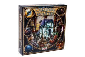 amigo games richard garfield's carnival of monsters - deck building & set collecting board game - explore magical lands & capture exotic beasts 240 cards | ages 12+ | 2-5 players