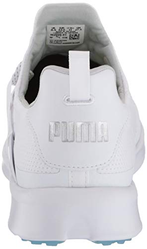 Puma Golf Women's Laguna Fusion Sport Golf Shoe, Puma White-Puma White, 6.5 M US