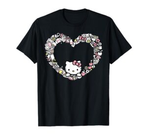 hello kitty heart favorite things t-shirt