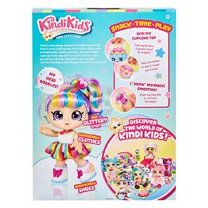 Kindi Kids Snack Time Friends - Pre-School Play Doll, Rainbow Kate - for Ages 3+ | Changeable Clothes and Removable Shoes - Fun Play, for Imaginative Kids