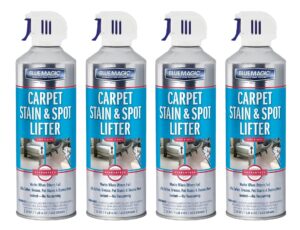 blue magic carpet stain & spot lifter - 22 oz. aerosol can (pack of 4)