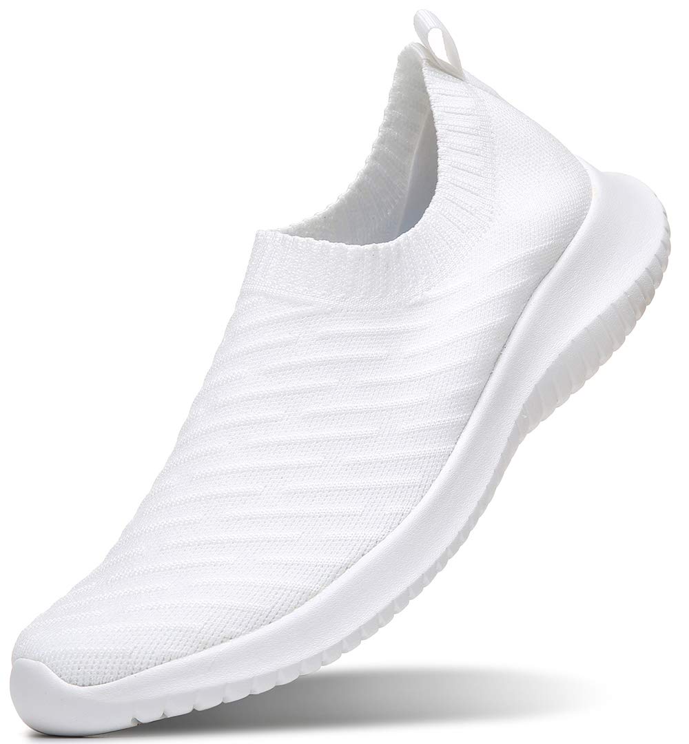 MAIITRIP Slip on Shoes for Women White Nursing Nurse Walking Sneakers Best Fashion Zapatos deportivos para Damas Gym Athletic Shoes Fall Casual,Size 7