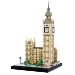 dovob real big ben micro building blocks set (3600pcs) - world famous architectural model toys gifts for kid and adult