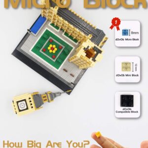 dOvOb Real Big Ben Micro Building Blocks Set (3600PCS) - World Famous Architectural Model Toys Gifts for Kid and Adult