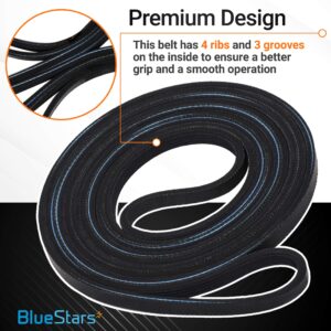 [2024 UPGRADED] DC93-00634A Dryer Idler Pulley & 6602-001655 Drum Belt by BlueStars - Easy to Install - Exact Fit for Samsung & Kenmore Dryers - Replaces 6602-001314 PS4133825 DC96-00882B DC96-00882C