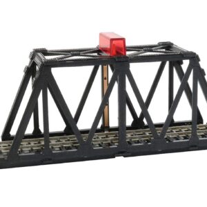 Bachmann Trains - E-Z Track Blinking Bridge - N Scale (44873), Black Small