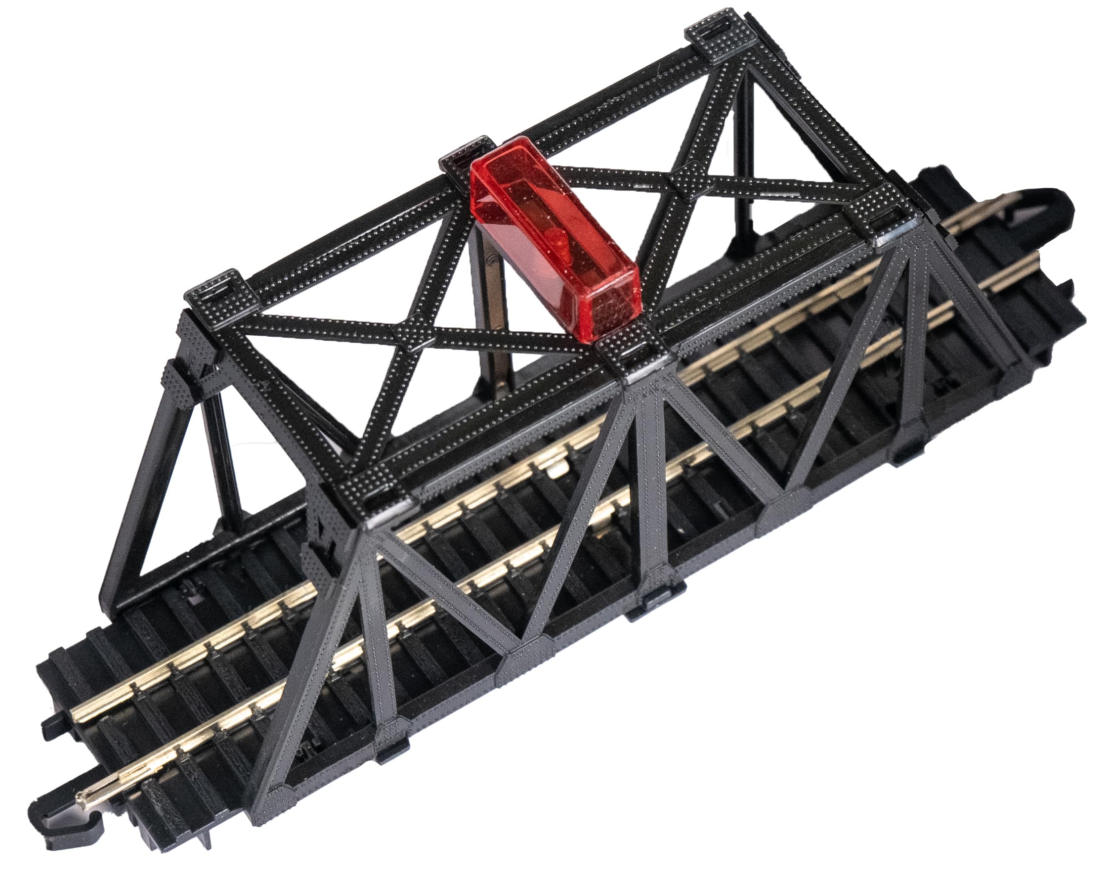 Bachmann Trains - E-Z Track Blinking Bridge - N Scale (44873), Black Small