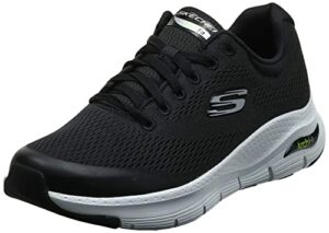 skechers men's arch fit blk-red 11 ww us