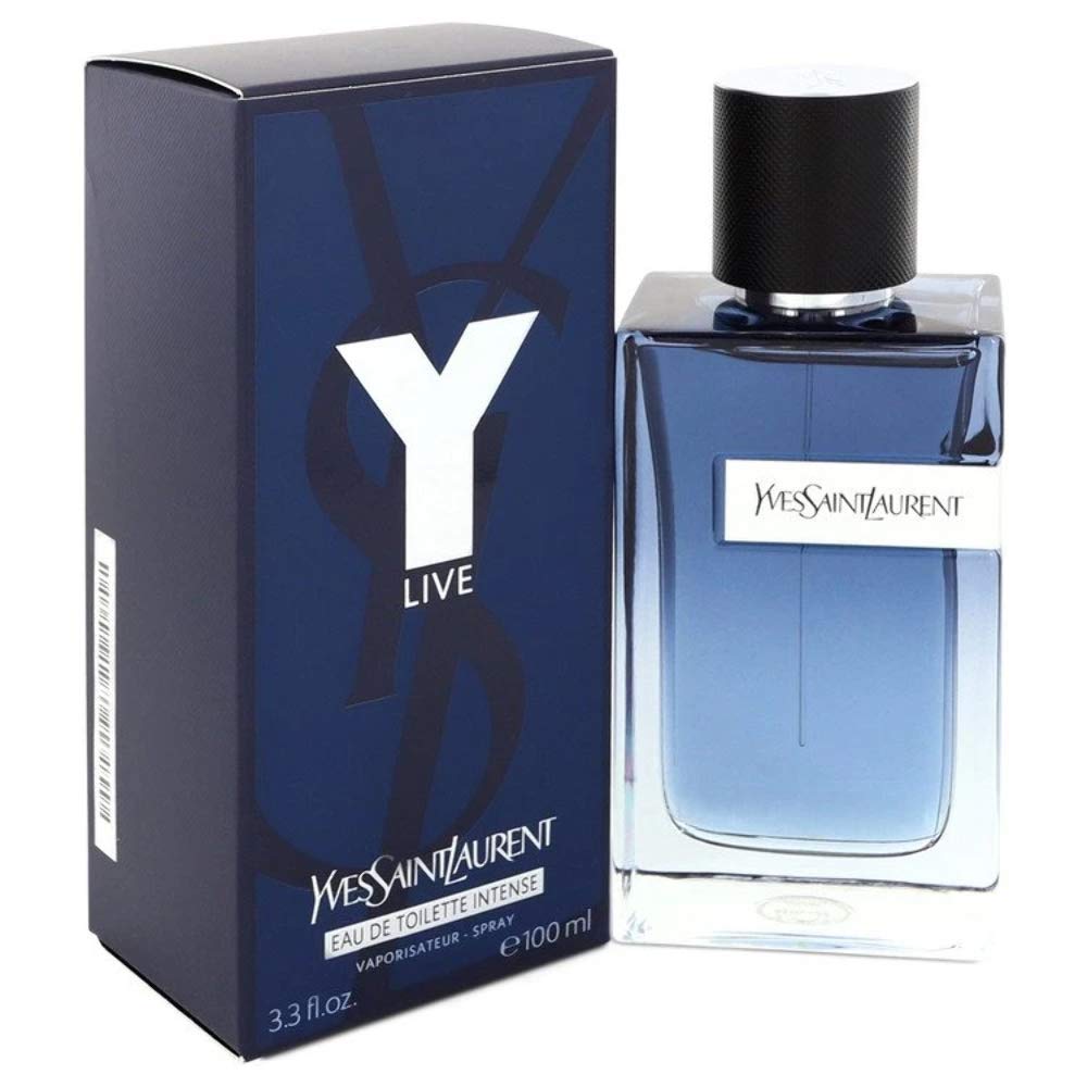 Yves Saint Laurent Y Live Intense Men EDT Spray, 3.3 Fl Oz (Pack of 1)