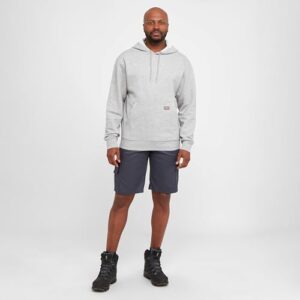 Dickies Men's Pullover Fleece Hoodie, Heather Gray, Large