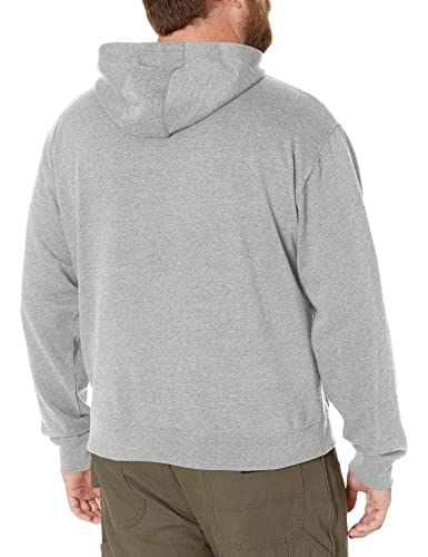 Dickies Men's Pullover Fleece Hoodie, Heather Gray, Large