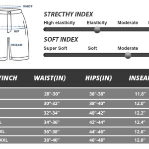 Cycorld Mens-Mountain-Bike-Shorts, Loose Fit with Zippered Pockets, MTB, Cycling,Hiking,Cargo,Outdoor Lightweight Shorts(Army Green, XX-Large)