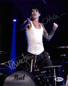 tommy lee motley crue "catch" authentic signed 8x10 photo bas #g45850