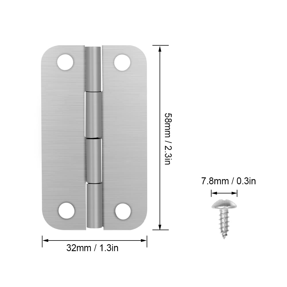 Picowe 3 Pack Cooler Hinges for Igloo Ice Chests, Cooler Stainless Steel Hinges Replacement Set with Screws