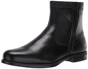 florsheim men's medfield plain toe zip boot fashion, black, 14 wide