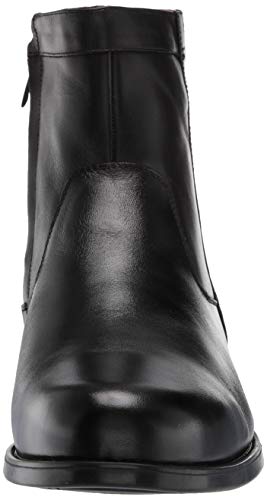 Florsheim Men's Medfield Plain Toe Zip Boot Fashion, Black, 14 Wide