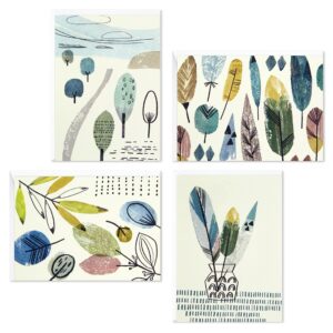 hallmark blank cards assortment, nature prints (48 cards with envelopes)