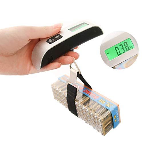 Mini Hanging Scale 50Kg /10g Digital Electronic Luggage Scale Portable Travel Suitcase Bag Scale Weight Balance Electronic Kg Lb