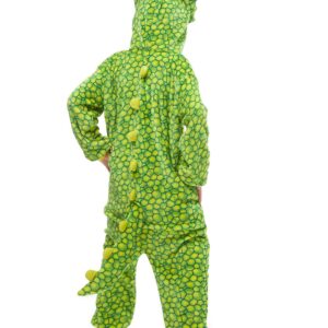 CASABACO Dinosaur Costume Onesie Adult Women Novelty Onepiece Pajamas, Light Green, L