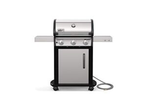 weber spirit s-315 ng gas grill, stainless steel