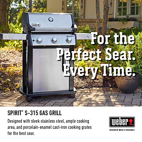 Weber Spirit S-315 NG Gas Grill, Stainless Steel