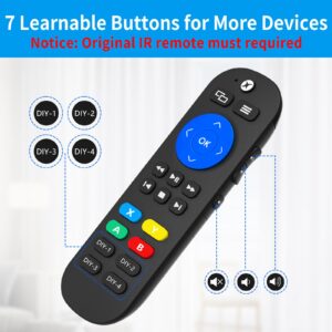 tiebutie Pre-programmed Media Remote Control Compatible with Xbox One, Xbox One S, Xbox One X - All in One Universal Control for Xbox Remote, LG & Vizio TV Remote with 7 Learning Programmed Keys