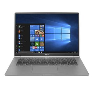 lg gram 17z990-r.aas9u1 thin and light laptop, 17" (2560 x 1600) ips display, intel 8th gen core i7, 16gb ram, 1tb (512gb x 2) nvme ssd, up to 19.5 hour battery, thunderbolt 3, dark silver