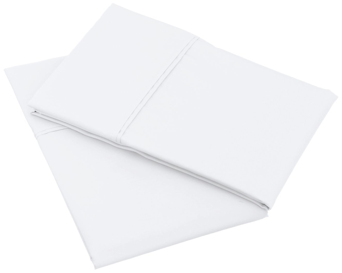 Lasimonne White Pillowcases,Pack of 6, Standard/Queen Size, 200 Thread Count Percale, CVC Pillow Cover