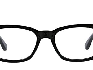 Peepers by PeeperSpecs Clark Blue Light Blocking Reading Glasses, Black +2.00