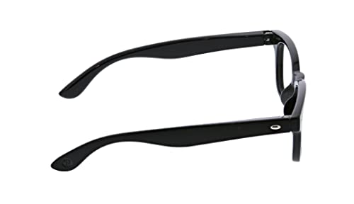 Peepers by PeeperSpecs Clark Blue Light Blocking Reading Glasses, Black +2.00