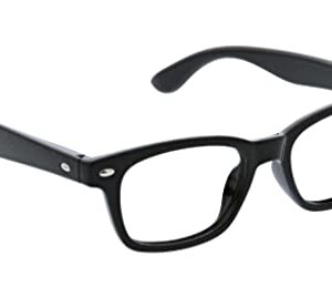 Peepers by PeeperSpecs Clark Blue Light Blocking Reading Glasses, Black +2.00